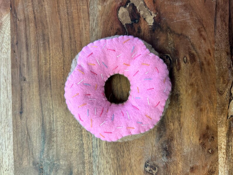 Felt Donut PDF Pattern | Play Food Sewing Pattern | DIY Felt Dessert ...