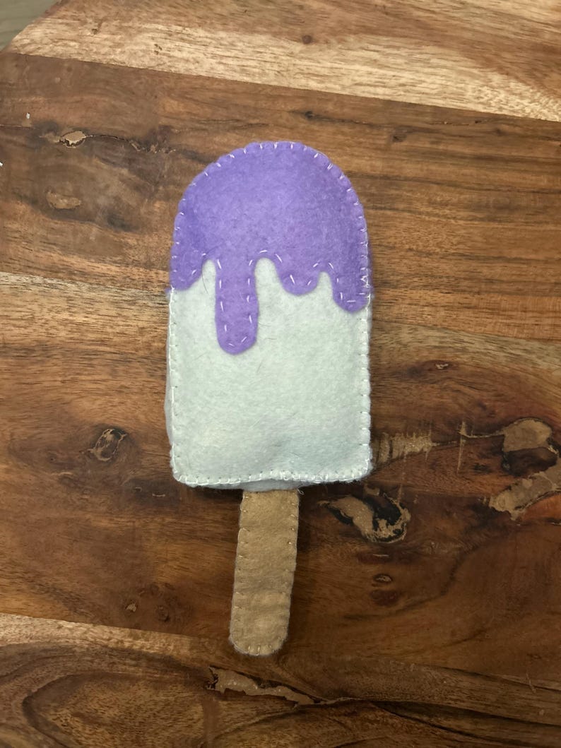 Felt Popsicle PDF Pattern | Ice Cream Play Food Sewing Pattern | DIY ...