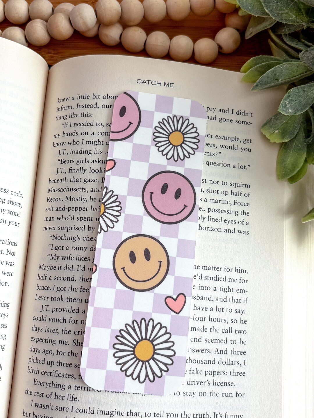 Groovy Smiley Bookmark, 80s Inspired, Gift for Readers, Classic ...