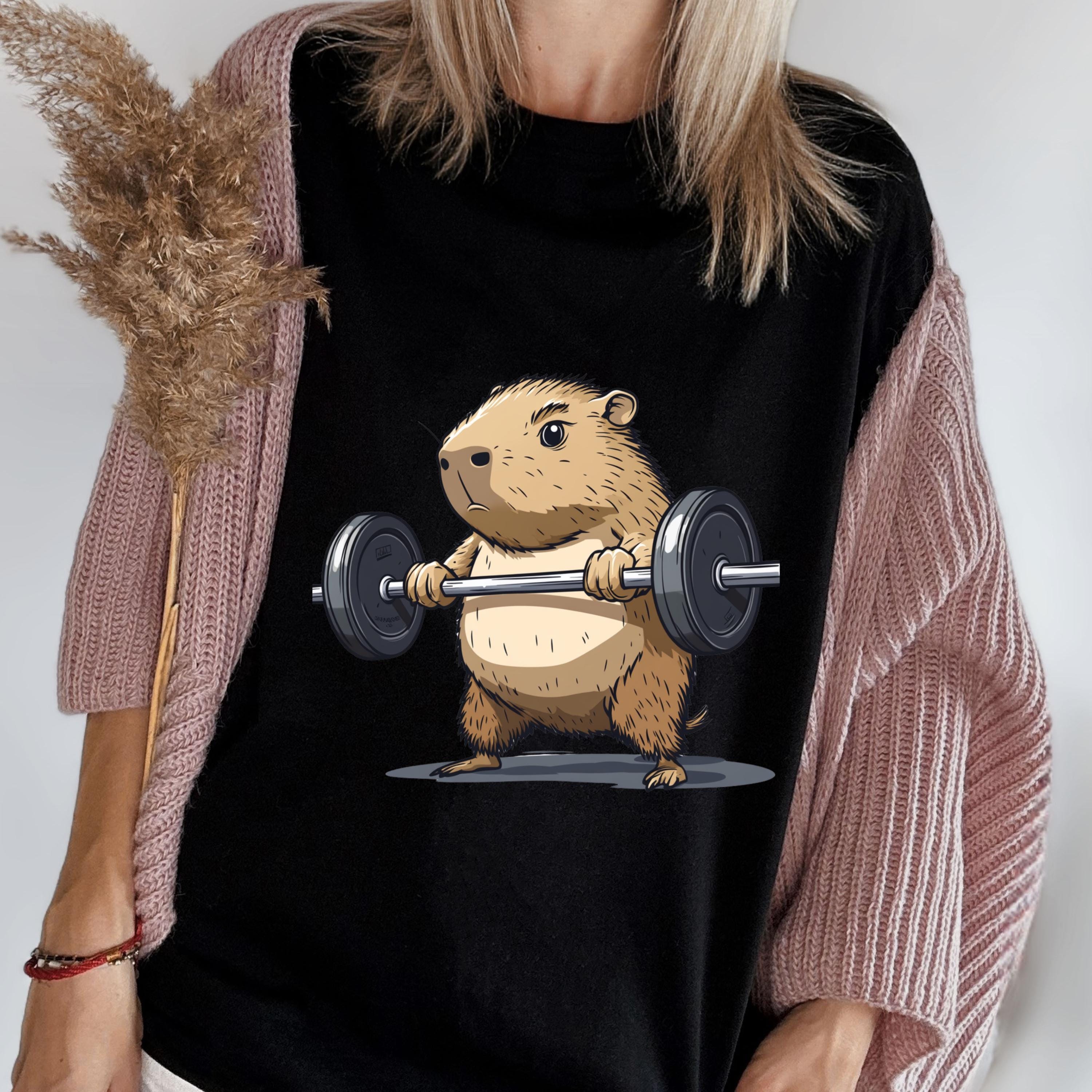 Weightlifting Capybara Digital Download – Gym Capybara PNG SVG – Funny ...