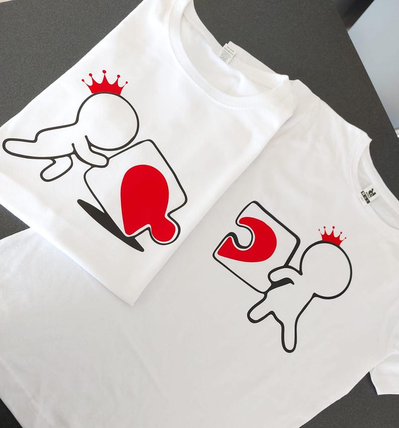 20 Diseños para parejas, enamorados. Playeras, poleras, camisetas ...