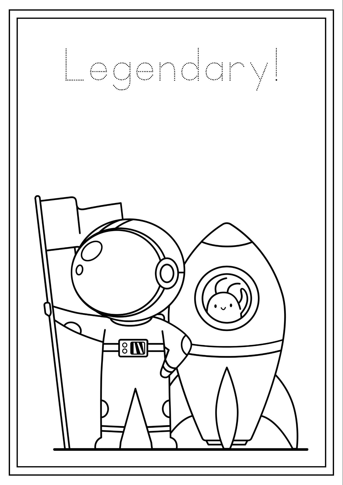 Space Coloring Book Worksheets - 15 Pages of Activities and Coloring ...