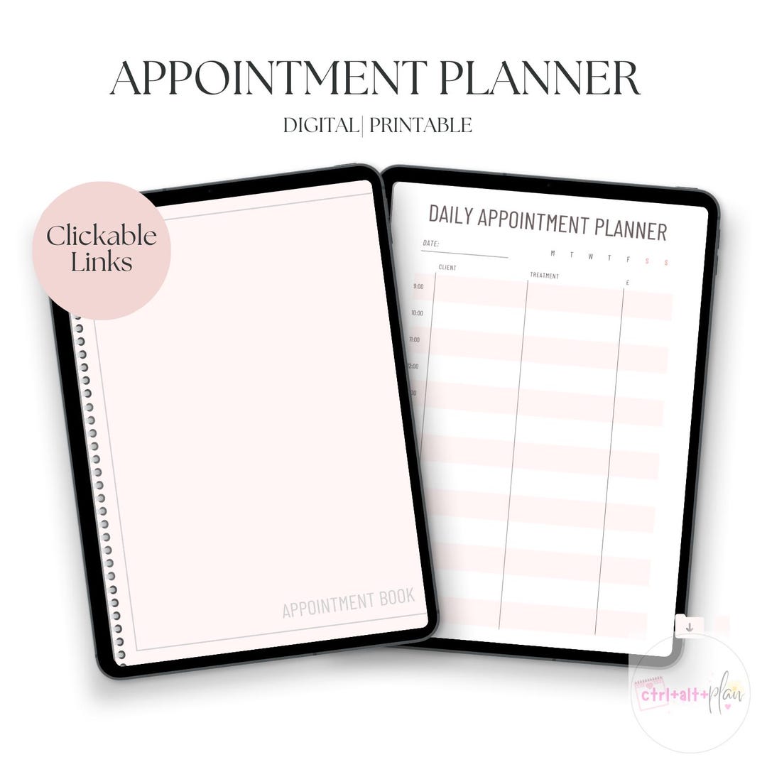 Digital Appointment Tracker | Cute and Fun Planner | Goodnotes ...
