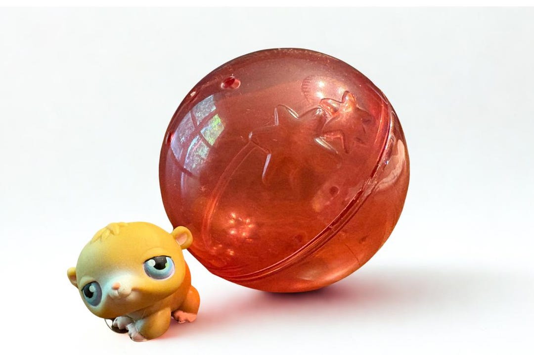Littlest Pet Shop Hamster and Ball | LPS Hamster 54 | Vintage Hasbro ...