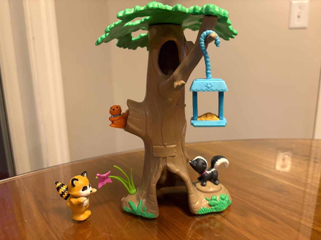 Vintage Littlest Pet Shop Chirpy Tree Friends Playset | Rare 1994 LPS ...