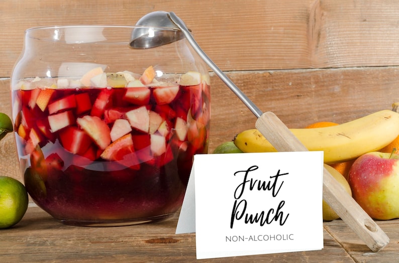 Editable Graduation Party Sign Bundle: Food & Drink Labels (canva ...