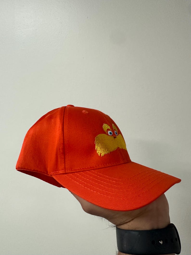 Lorax Dr. Seuss Youth Children Cap Reading Week Read Across America Cat ...