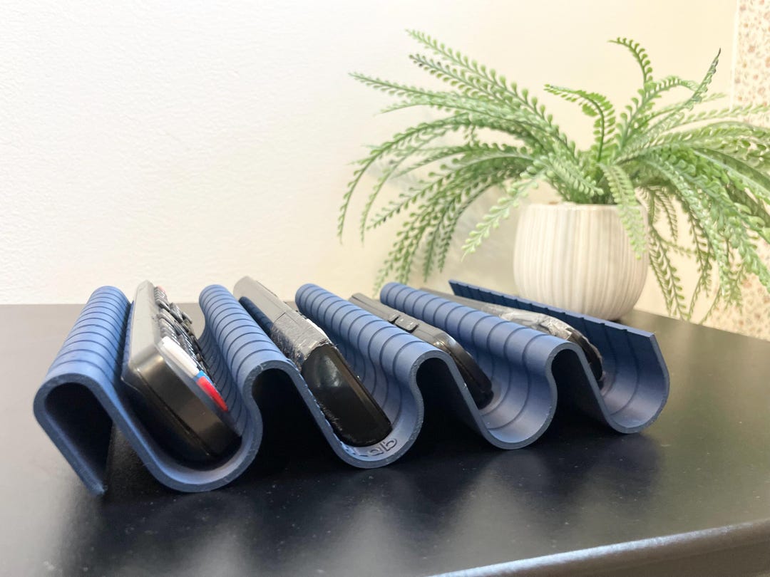 Unique Wave-like Remote TV Holder| TV Remote| Minimalist 3D Printed ...
