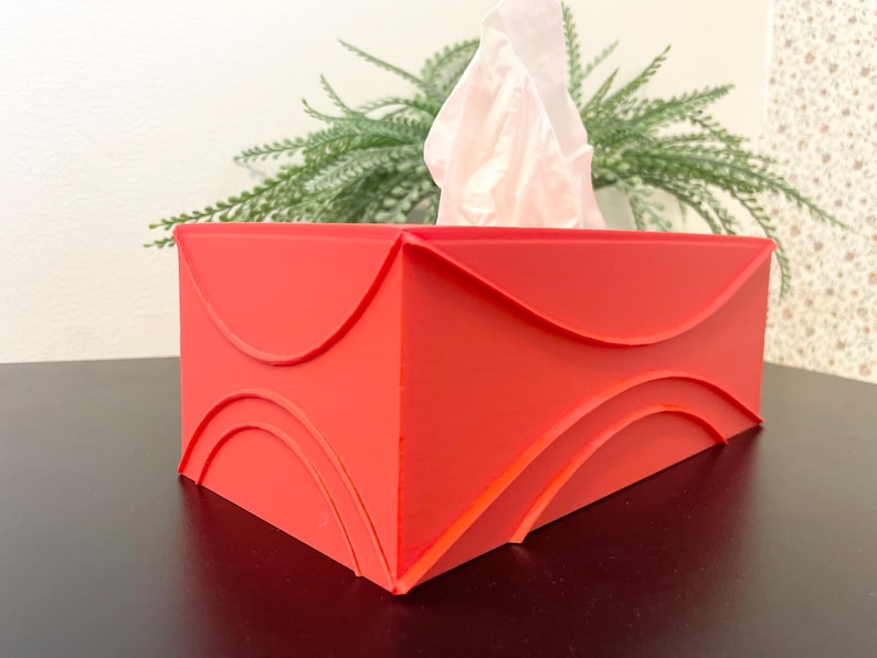 Unique Tissue Box Cover, Modern Home Decor, Rectangular Tissue ...