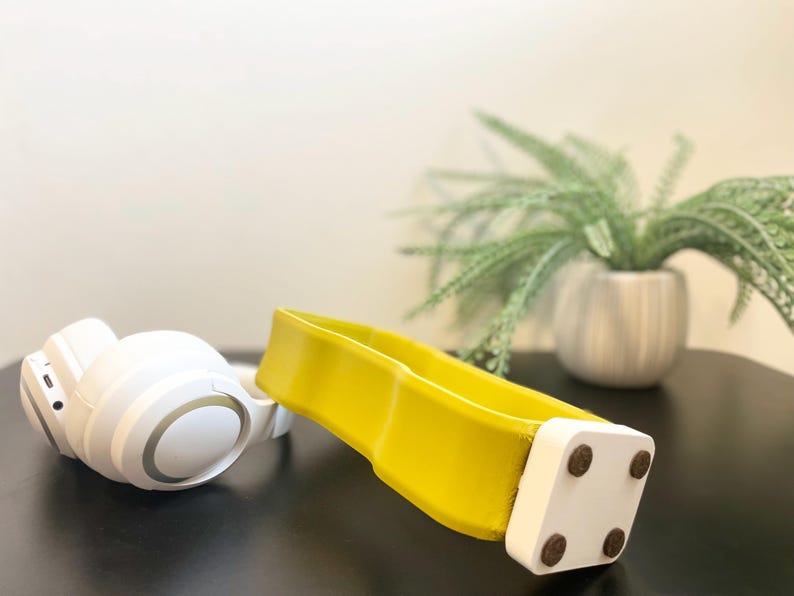 Minimalist Headphone Stand • Modern Headset Holder for Desk With Clean ...