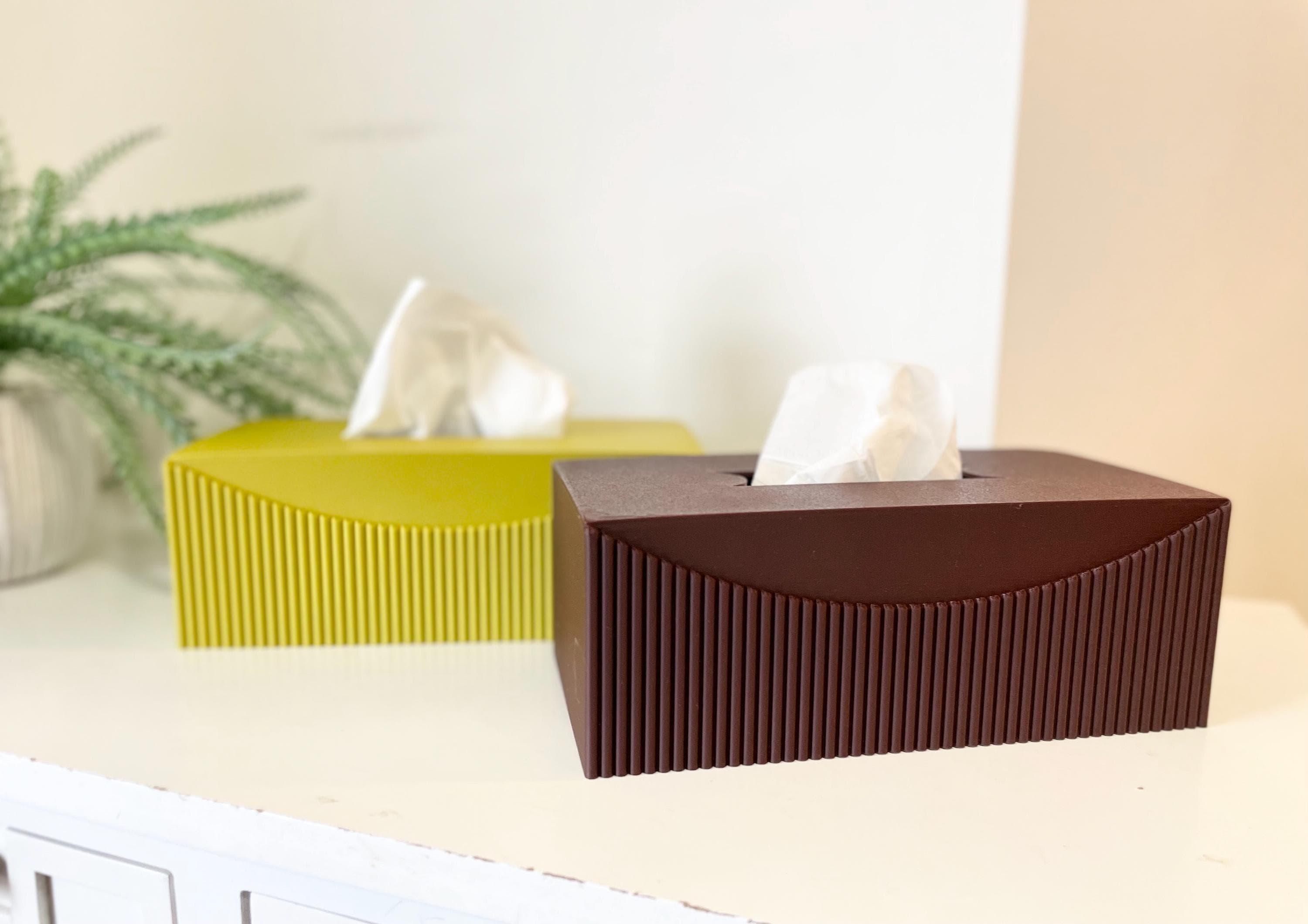 Unique Tissue Box Cover, Modern Home Decor, Rectangular Tissue ...