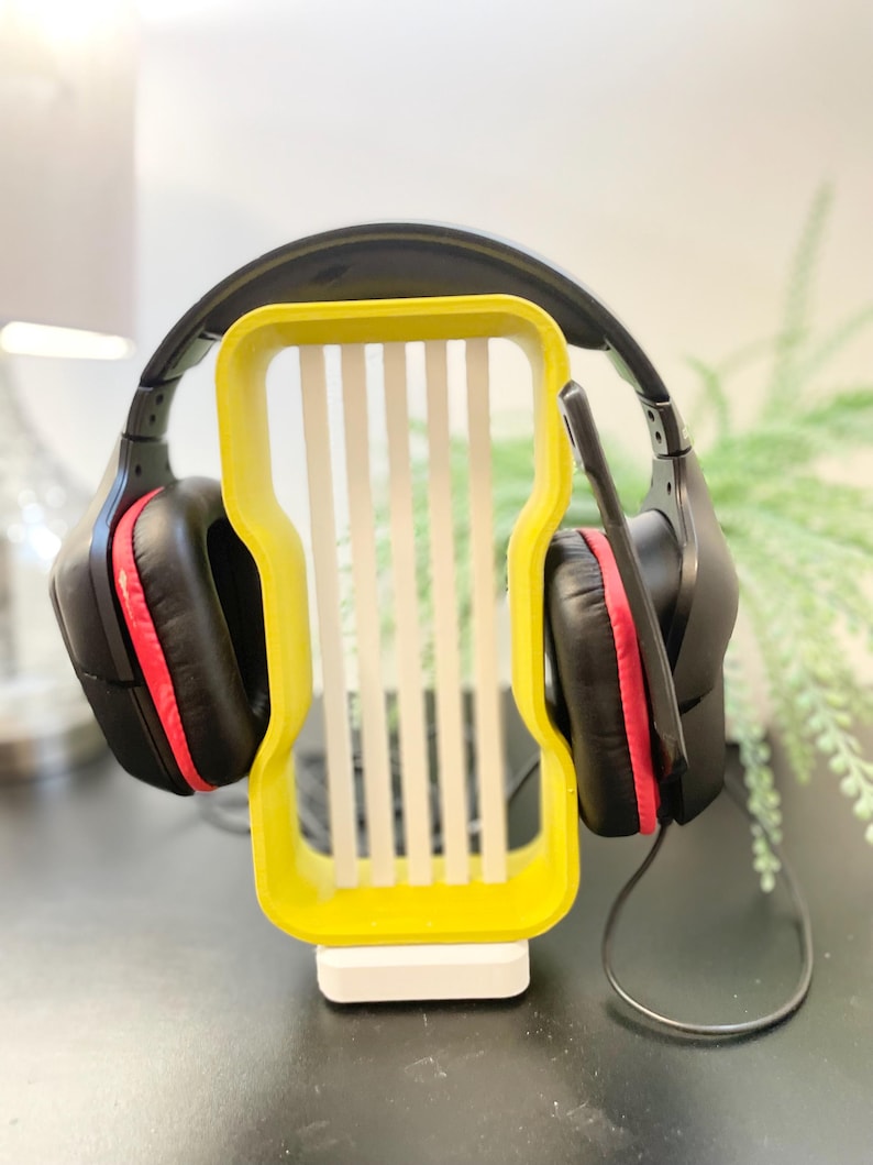 Minimalist Headphone Stand • Modern Headset Holder for Desk With Clean ...