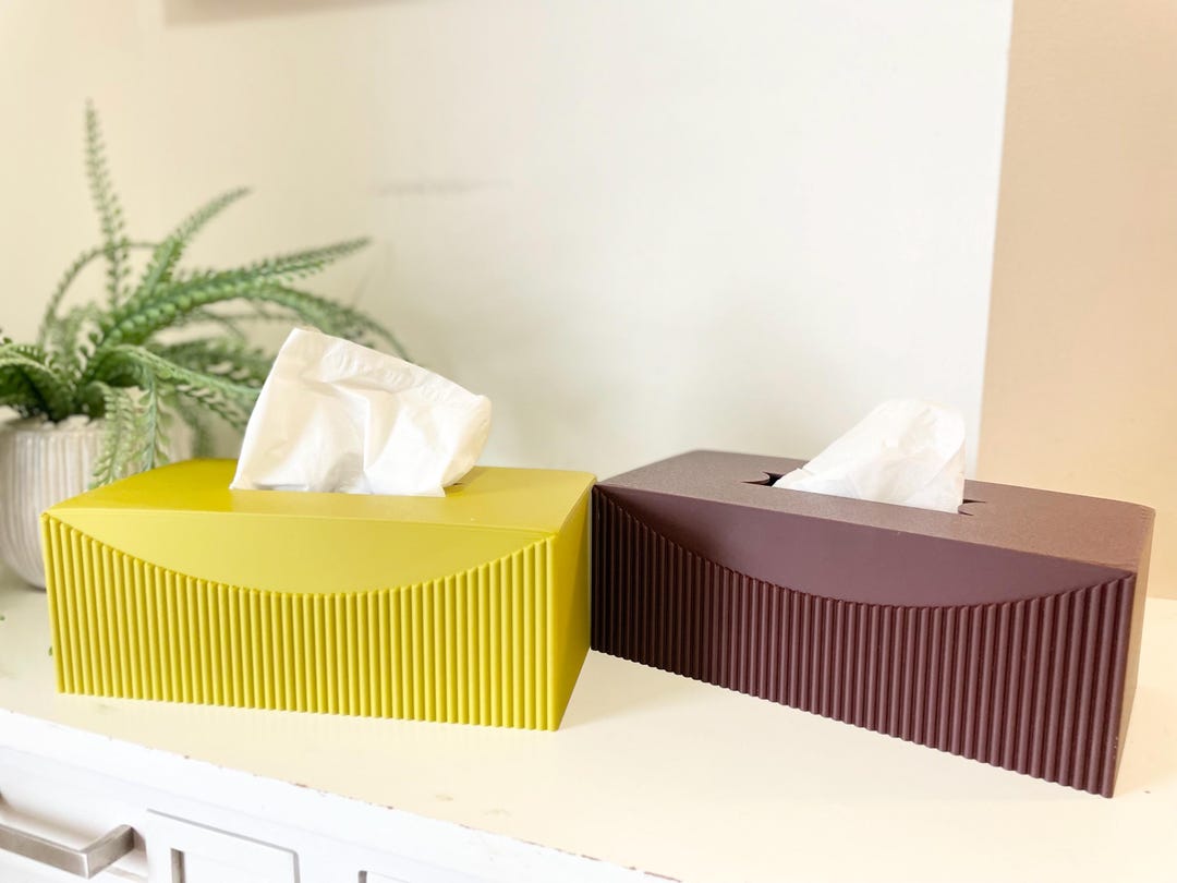 Unique Tissue Box Cover, Modern Home Decor, Rectangular Tissue ...