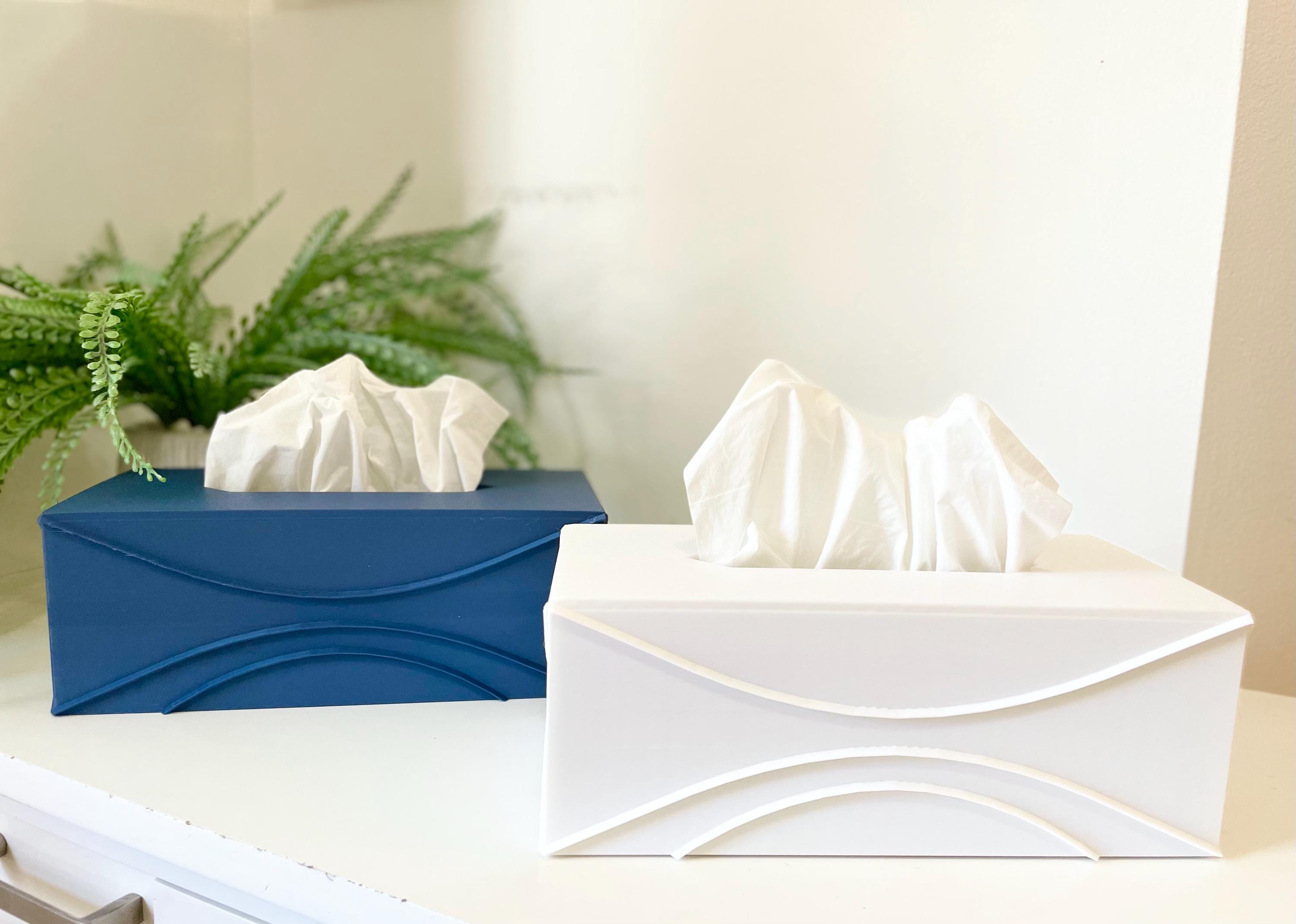 Unique Tissue Box Cover, Modern Home Decor, Rectangular Tissue ...