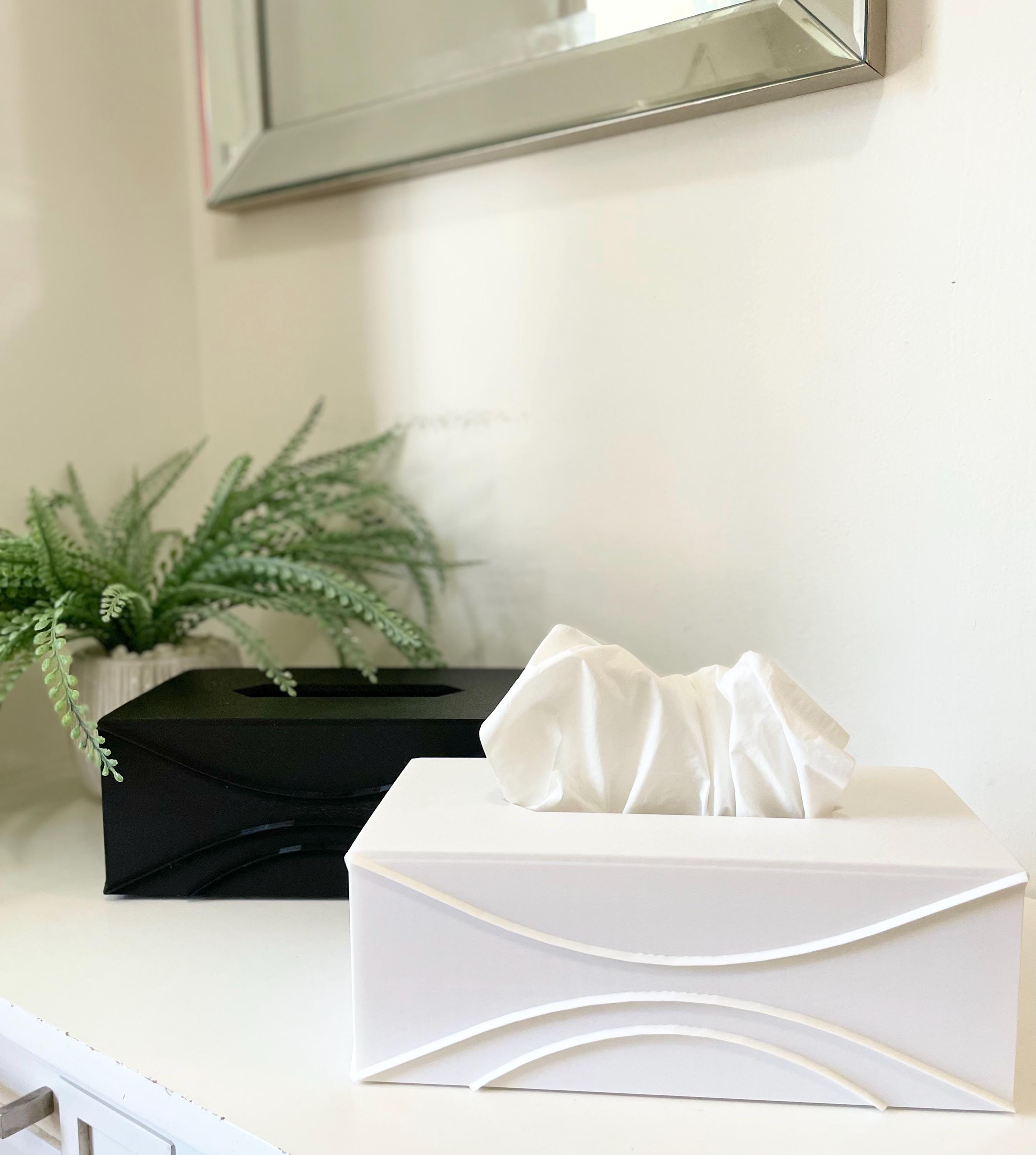 Unique Tissue Box Cover, Modern Home Decor, Rectangular Tissue ...