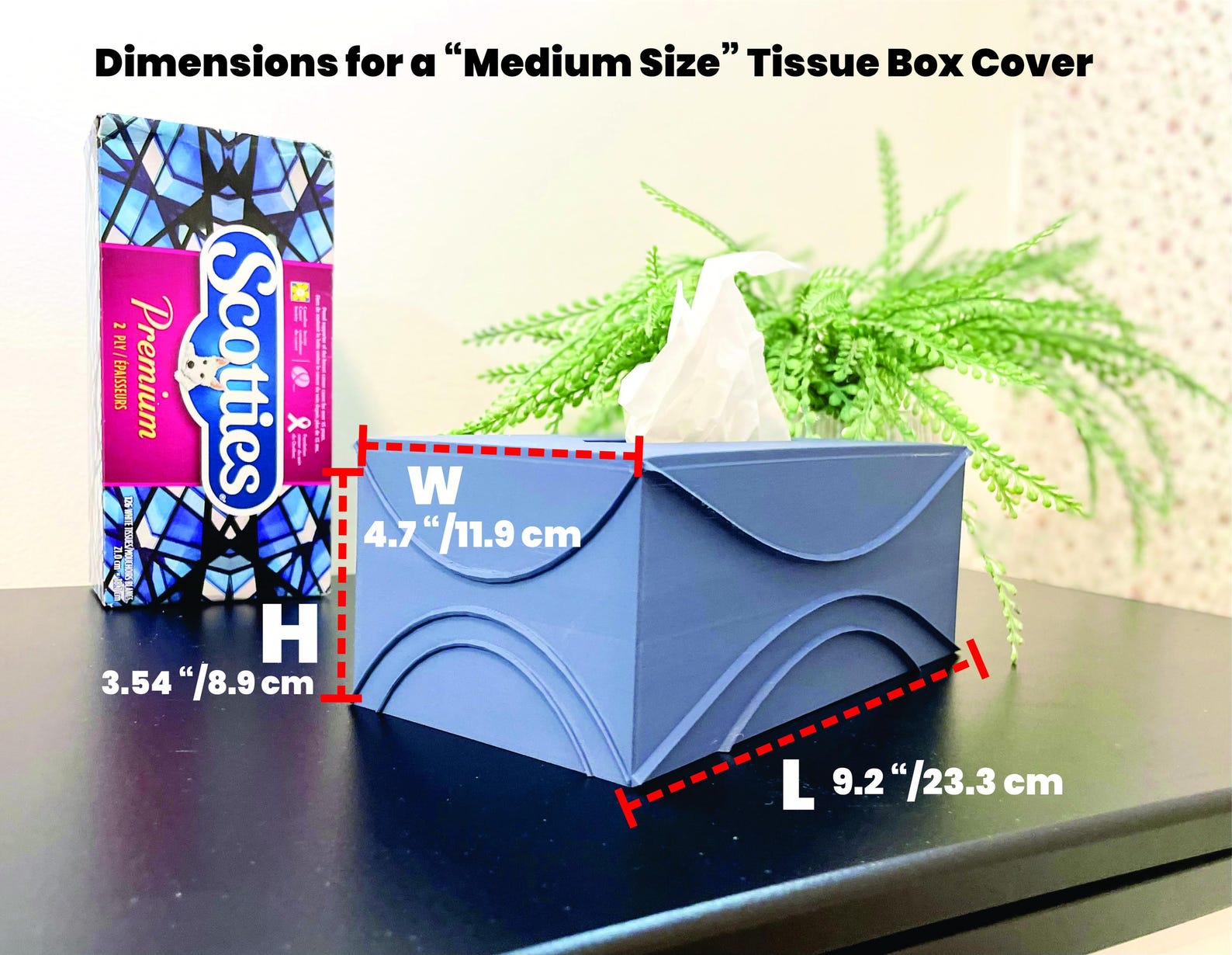 Unique Tissue Box Cover, Modern Home Decor, Rectangular Tissue ...