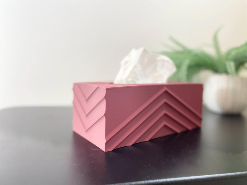Unique Tissue Box Cover, Modern Home Decor, Rectangular Tissue ...