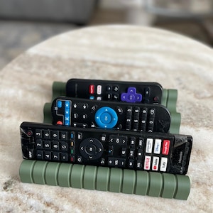 Wave Shape Remote Control Holder | Livingroom Organizer | Modern 3D ...
