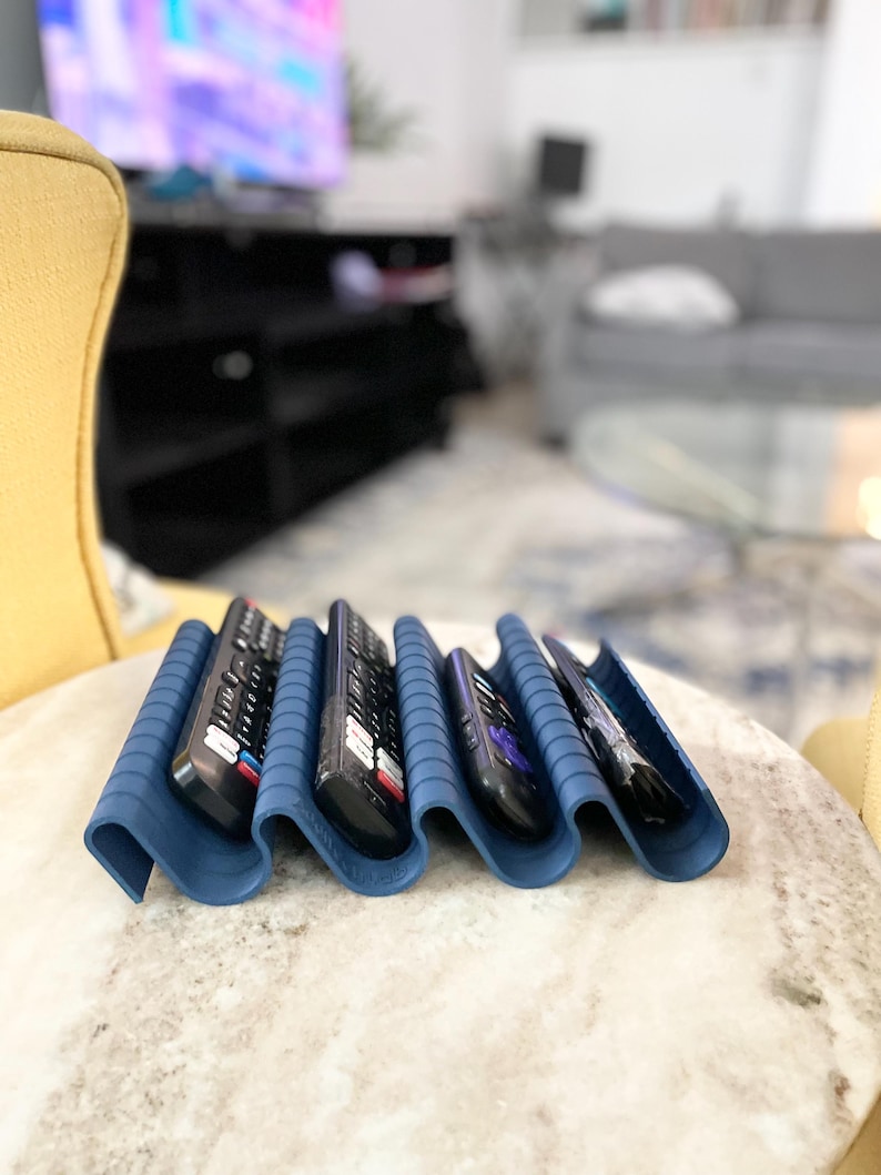 Unique Wave-like Remote TV Holder| TV Remote| Minimalist 3D Printed ...