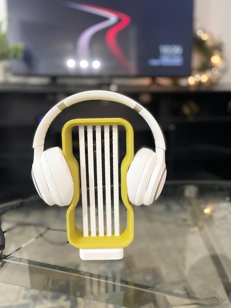 Minimalist Headphone Stand • Modern Headset Holder for Desk With Clean ...