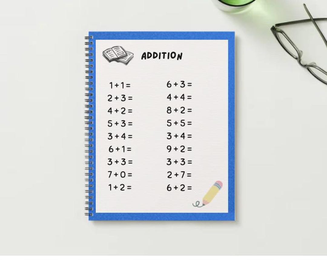 20 Math Worksheets for Kids / Addition & Substraction Exercices for ...