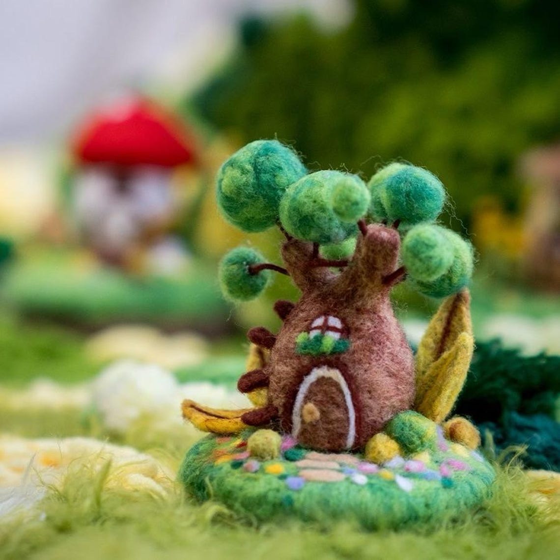 Forest-themed Romantic Wool Felt DIY Anniversary Craft Kit - Forest ...