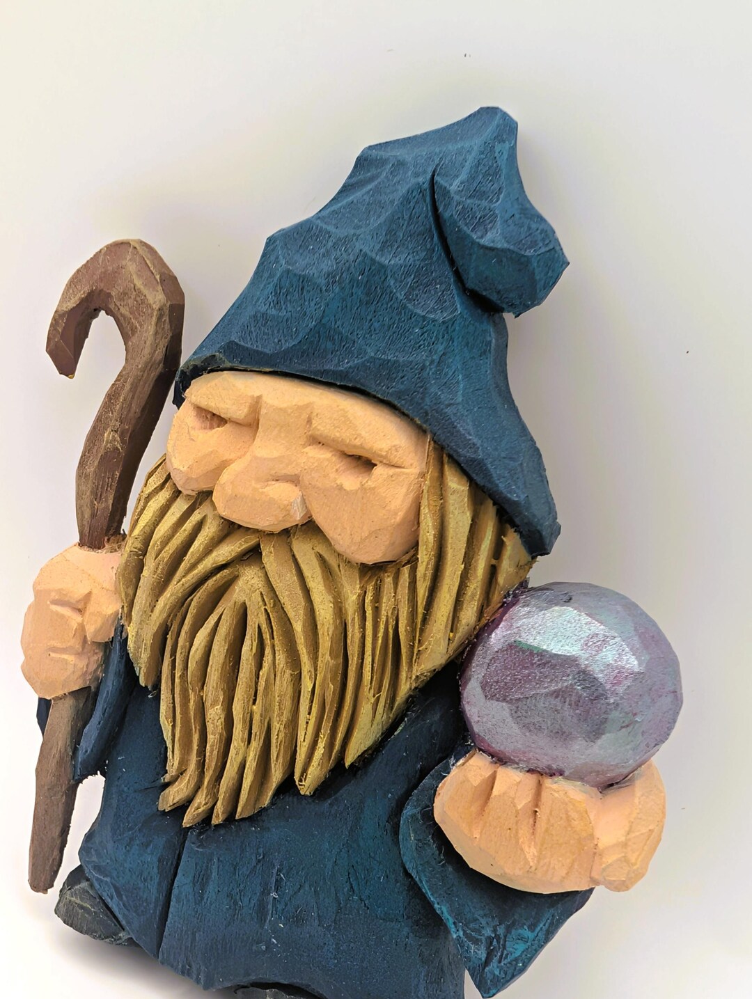 Handmade Wooden Orb Wizard Magnet: Fantasy Art - Etsy
