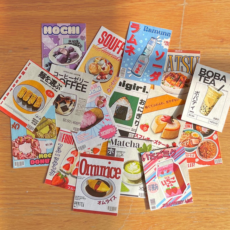 Japanese Retro Aesthetic Stickers - Etsy