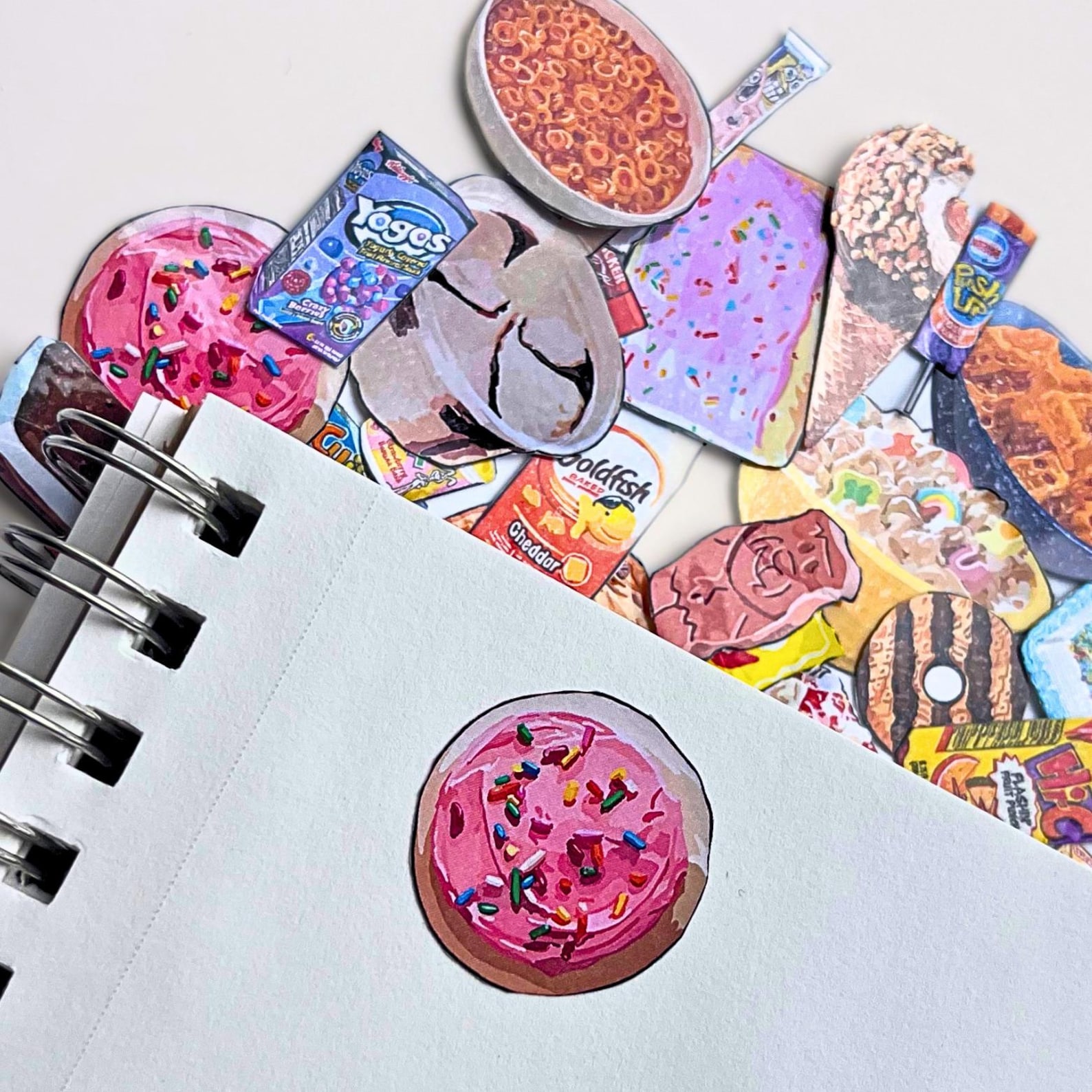 Nostalgic Food Stickers 2000s Stickers Pack Nostalgic Journaling Y2k ...