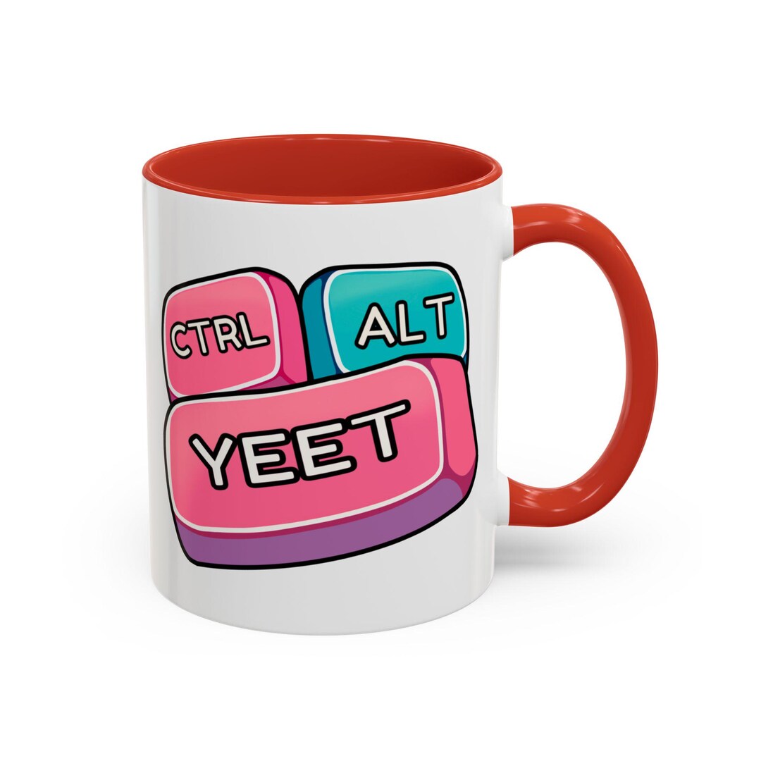 Ctrl Alt Yeet Mug Funny Gamer Coffee Cup Quirky Gift for Gamers and ...