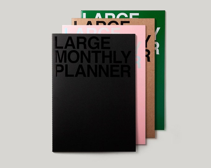 Large Kraft Monthly Planner Sheets - Start Any Month - Etsy Canada