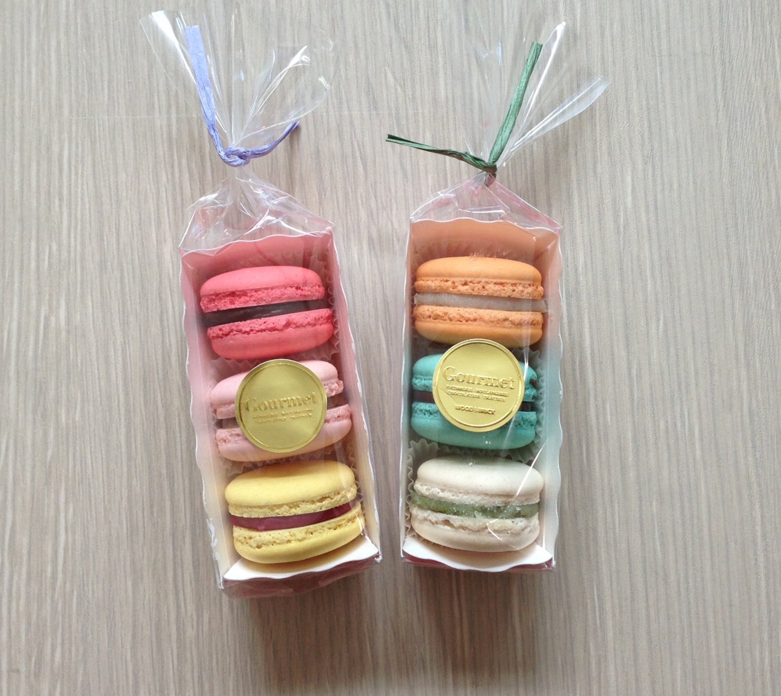 100 Mini Paper Trays for Pound Cake, Macarons With 100 Cello Bags - Etsy