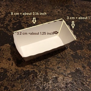 100 Mini Paper Trays for Pound Cake, Macarons With 100 Cello Bags - Etsy