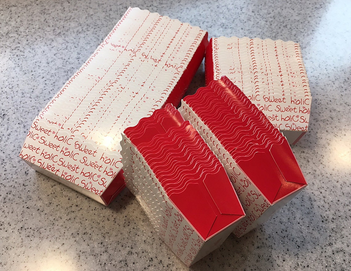 100 Mini Paper Trays for Pound Cake, Macarons With 100 Cello Bags - Etsy