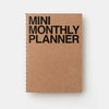 Mini Monthly Planner mini Size in Kraft monday Start - Etsy