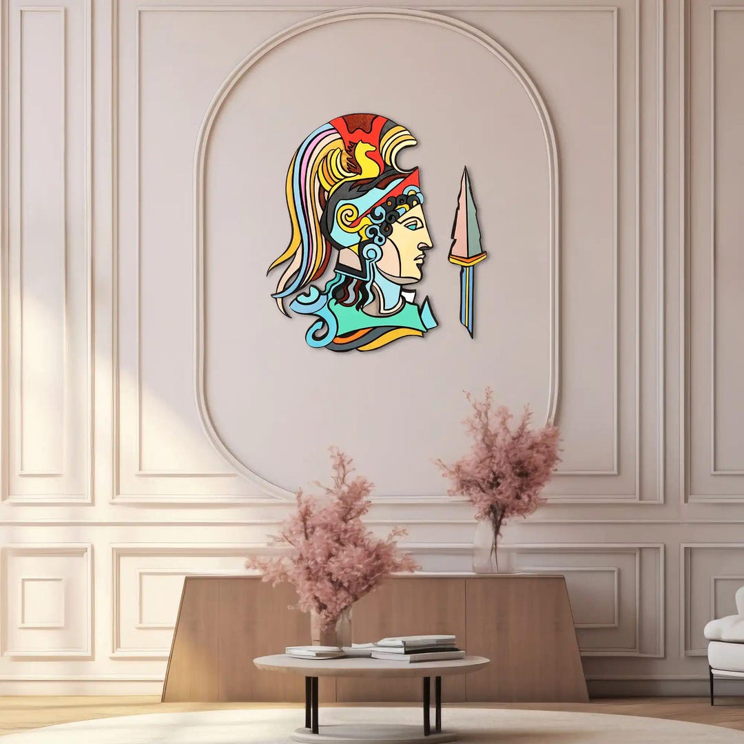 Athena, Wall Art, Wooden Wall Art, Wall Hangings, Handmade - Etsy