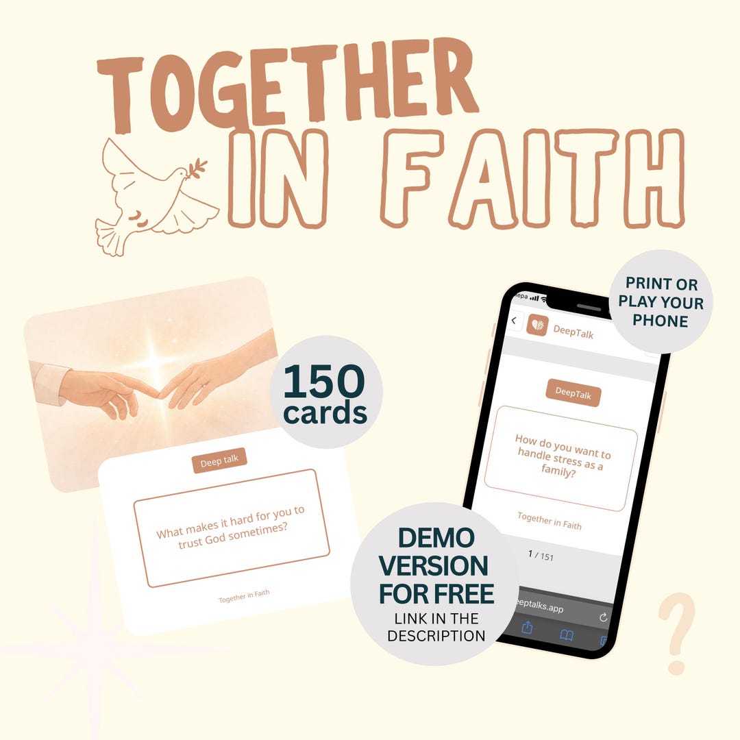 Couple Bonding Cards – Fun Faith Bible-based Questions for Two | PDF ...