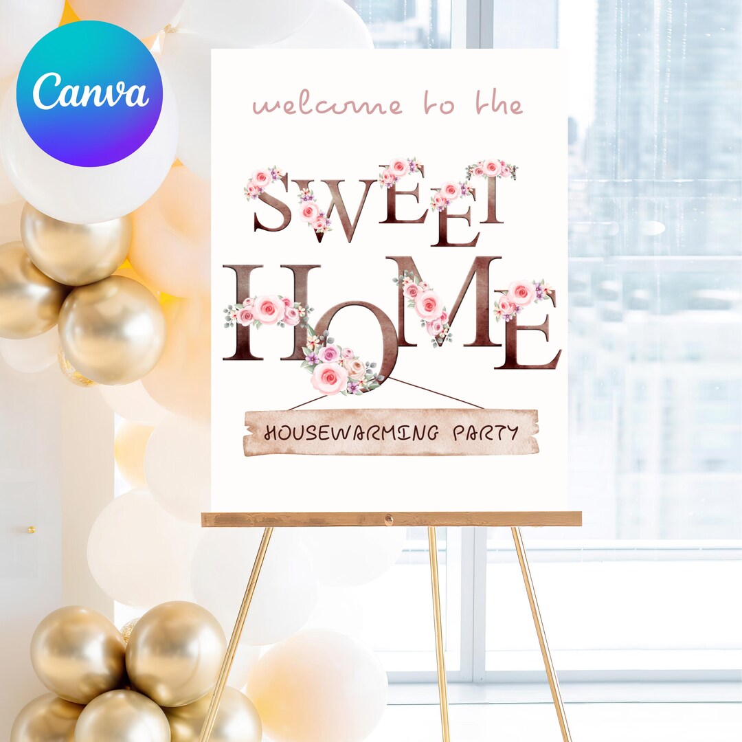 Customizable New Home Welcome Sign – Personalized Wooden Door Hanger ...