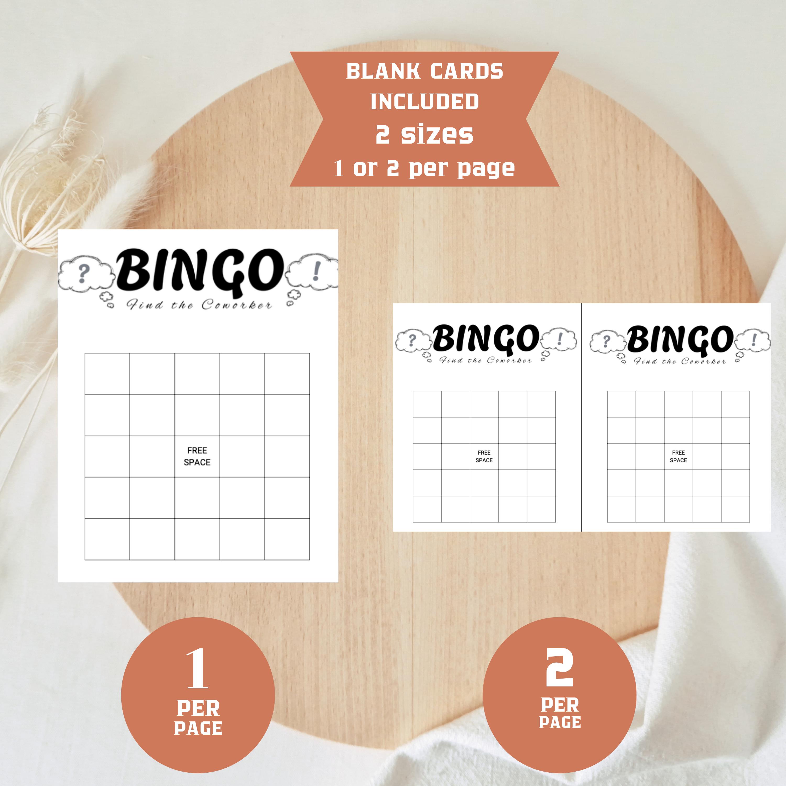 Get to Know You Bingo, Find Someone Who Game, Icebreaker Game Human ...