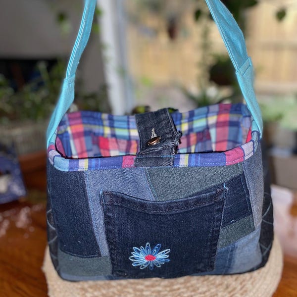 Patchwork Handbag - Etsy