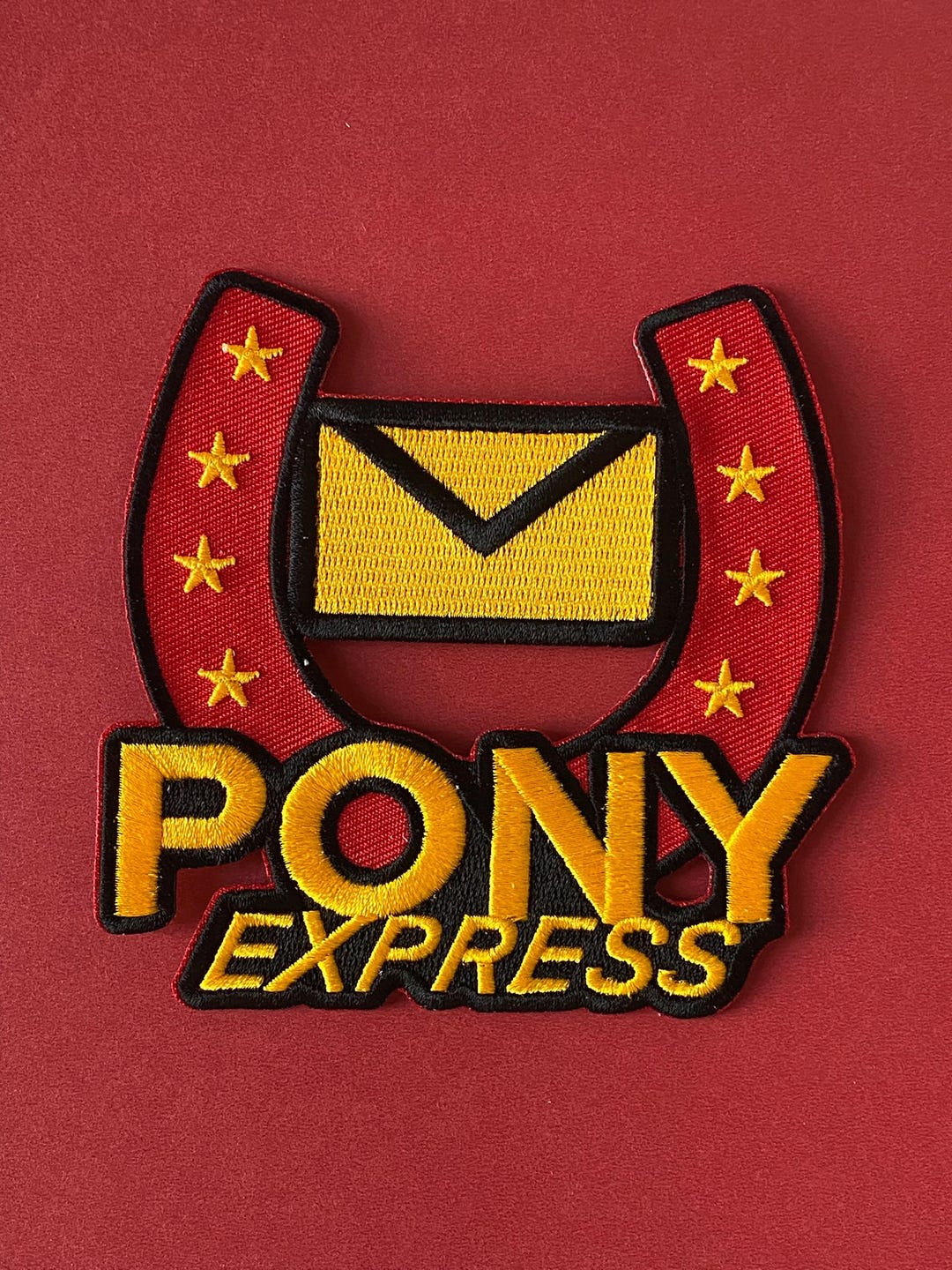4" PONY Express Iron on Patch - Etsy