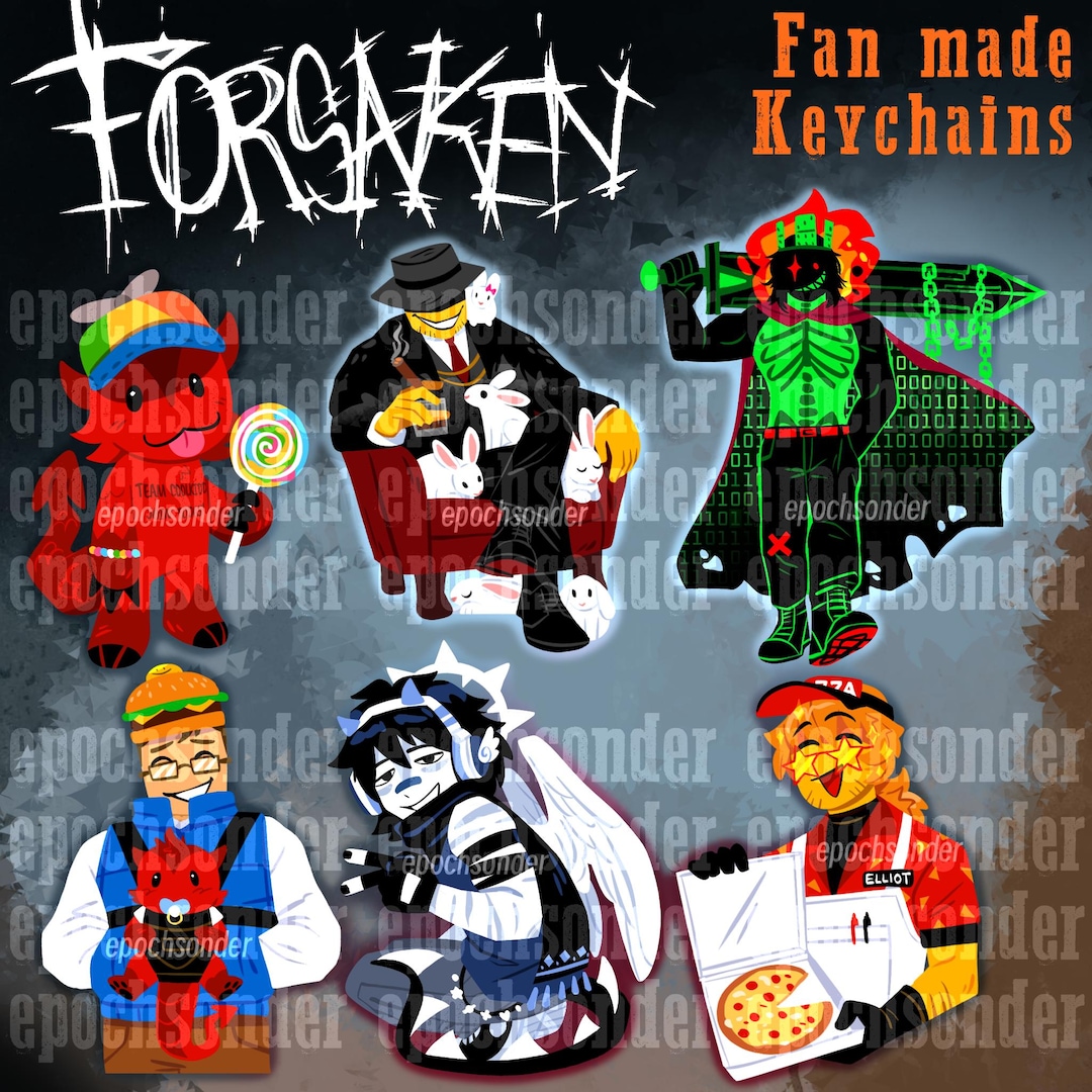 Forsaken Keychain | C00lkidd, Mafioso, 1x1x1x1, 007n7, Two Time, Elliot ...