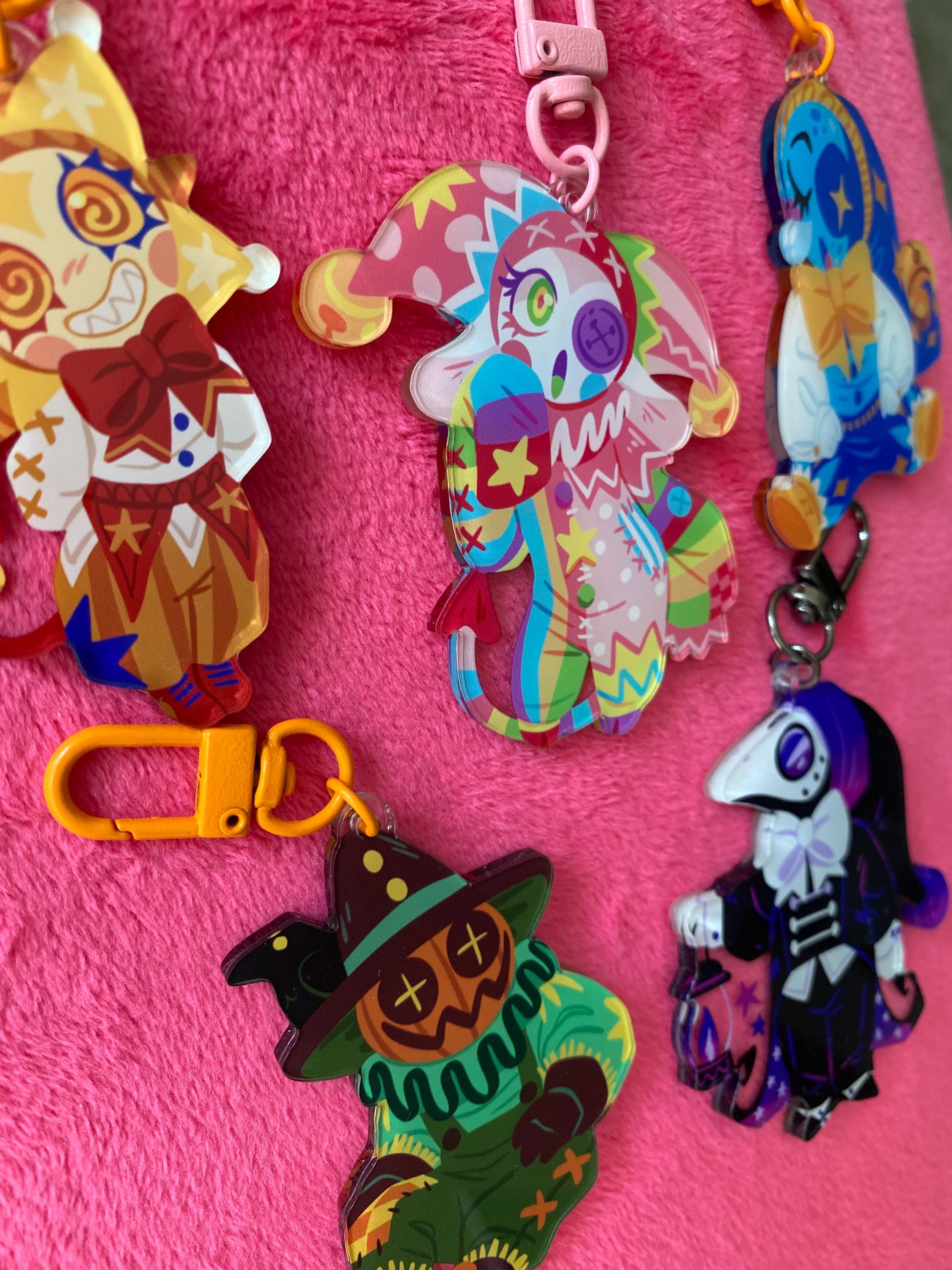 Jester Doll Keychains - Etsy