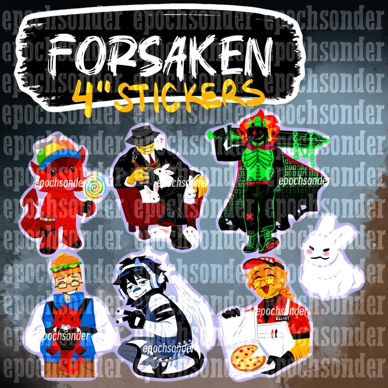 Forsaken Stickers - Etsy