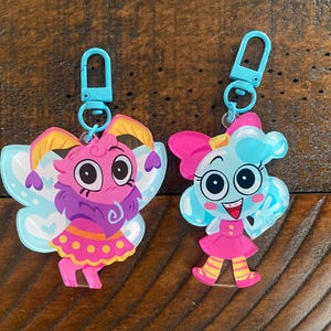 Toon Keychains | Razzle & Dazzle, Connie, Finn, Coal, Gigi, Tisha ...