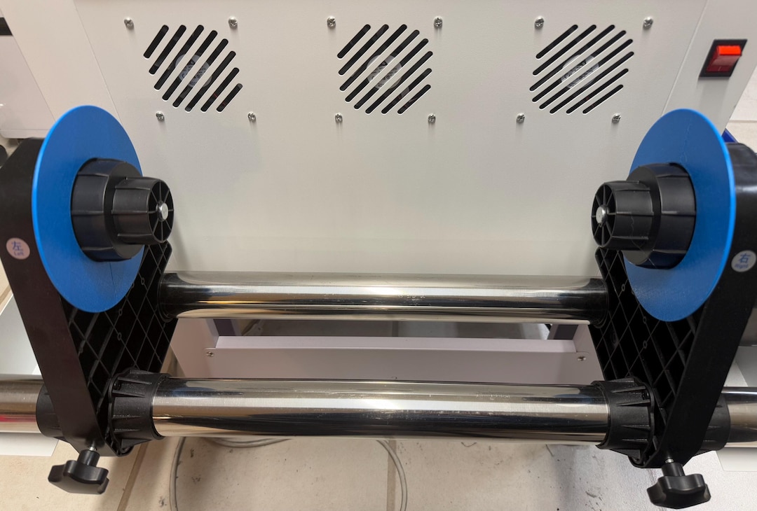 DTF Roller Guides Flo EZ Set of 2, Guide for DTF Transfer Roll Film ...