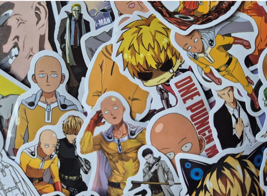 Set of 25 One Punch Man Stickers (random Set) - Etsy