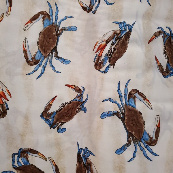 Crab Fabric - Etsy