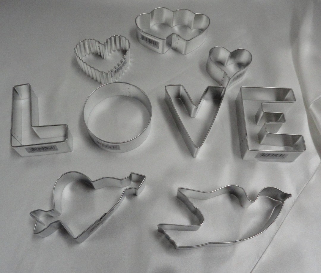 Valentine's Day Cookie Cutters, Heart Shaped Cutters, Hearts, Love ...