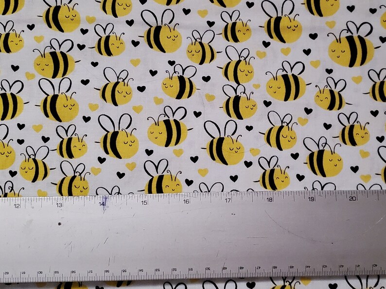 Bumblebee Fabric, Cotton Fabric, Kids Fabric, Cotton Material ...